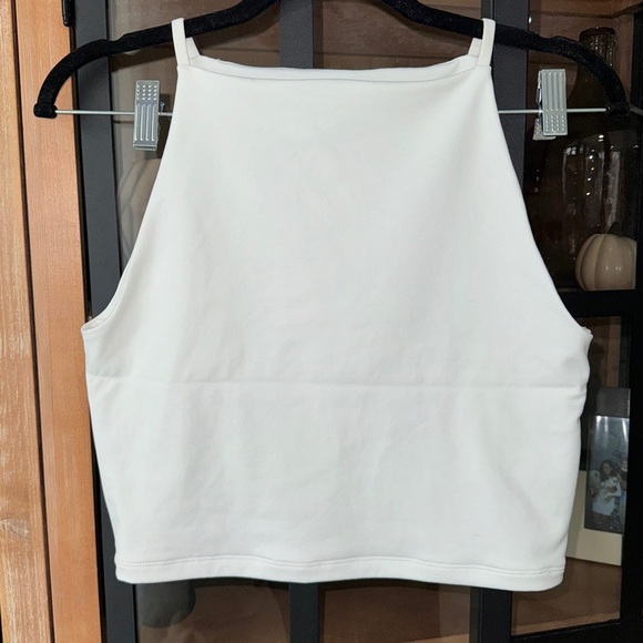 Abercrombie & Fitch | Tops | Abercrombie Seamless Square High Neck Tank Top Cropped Halter Soft ...